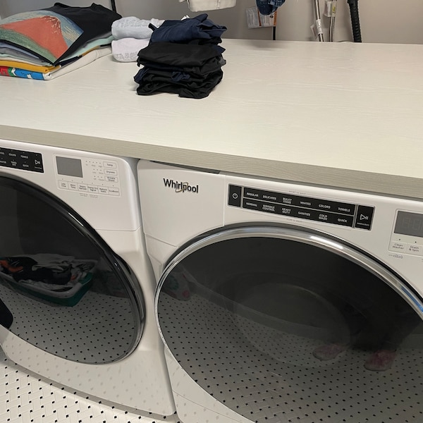 Deskvue Laundry Room Washing Machine Rack | Waterproof Washer & Dryer ...