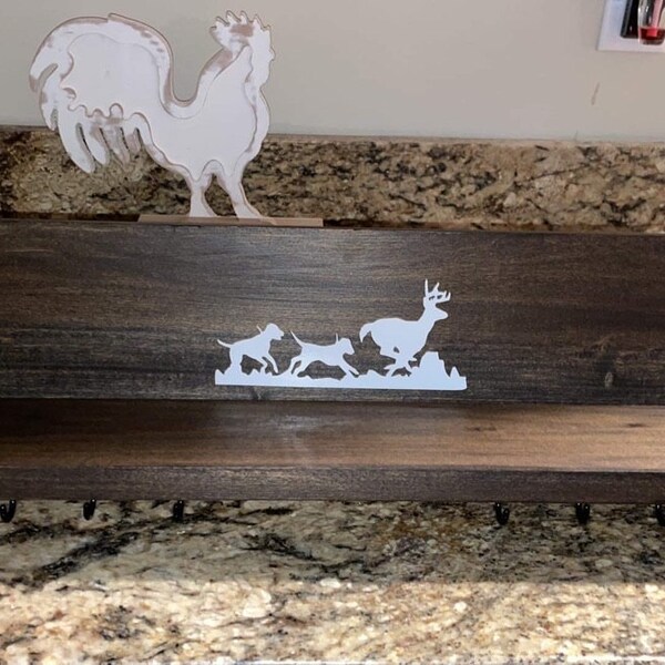 Outdoor Vinyl Dogs Chasing Deer Decal - Etsy