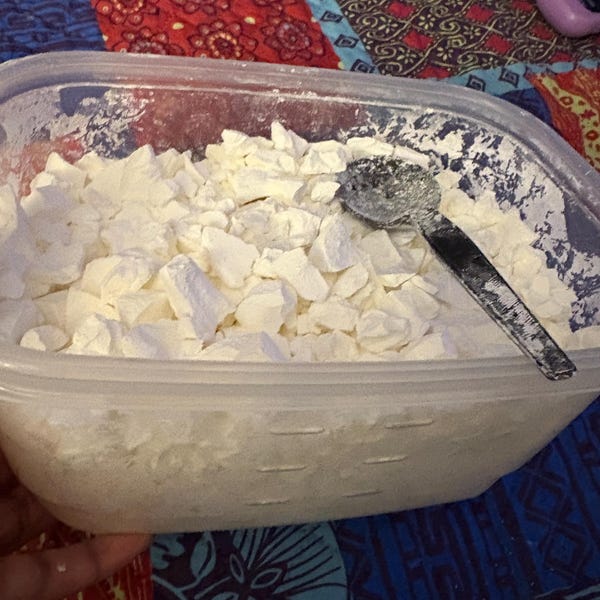 Cornstarch Chunks Samples - Etsy