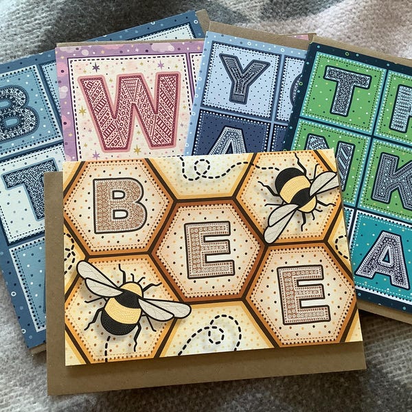 Botanical Leaves Dad Card / Father's Day Card for Nature Lover / Green ...