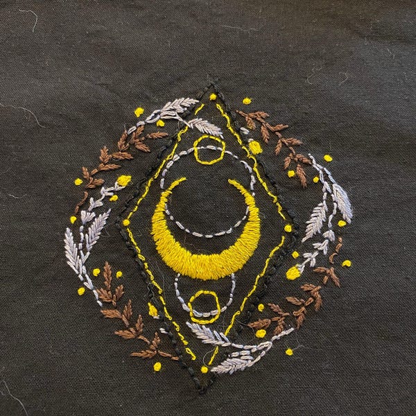 Modern Floral Embroidery Pattern PDF | Flower Embroidery | Hand ...