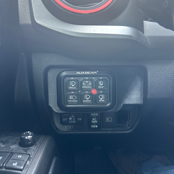 Toyota Tacoma 3rd Gen Switch Panel Insert for Pedal Commander (PC-38 ...