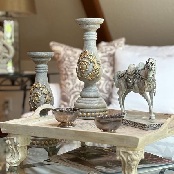 White Ornate Wood Window Display Case - Etsy