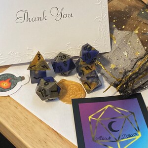 King Midas DND Dice Set - Etsy