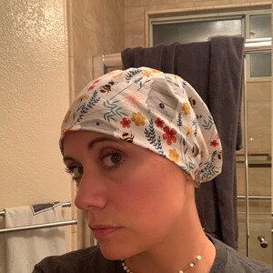 Sewing PATTERN Greys Anatomy-inspired Euro Style Surgical Scrub Cap Hat DIY Easy Sew Digital ...