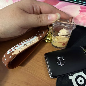 Astronaut Liquid Keychain Boba Keychain Quicksand Keychain | Etsy