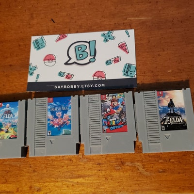 Retro NES Cartridge Nintendo Switch Game Case Custom Labels for Any ...