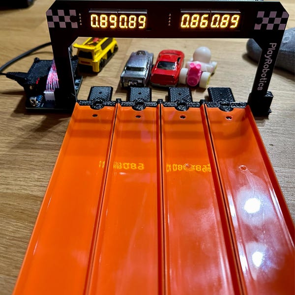 Start Gate & Finish Line for Hotwheels and Diecast Racing | Timing ...