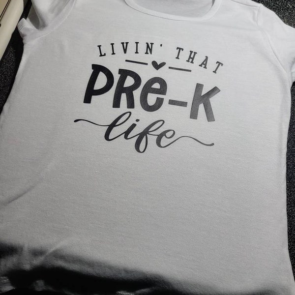 Livin That Pre K Life SVG, Pre K Svg, Preschool Svg, School Svg ...