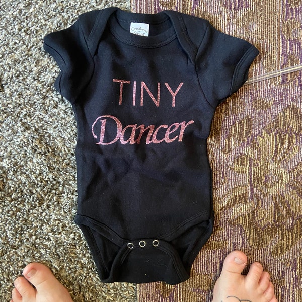 Tiny Dancer Baby Girl Outfit Dance Class Leotard Dance Shirt Tutu ...
