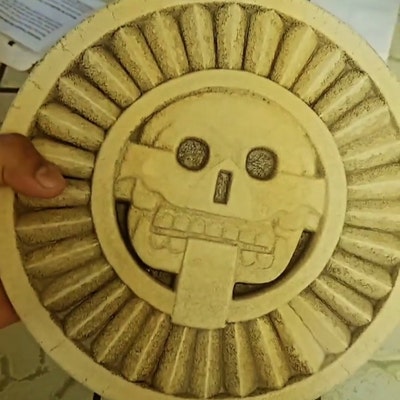 Decorative Tile Aztec Reed - Etsy