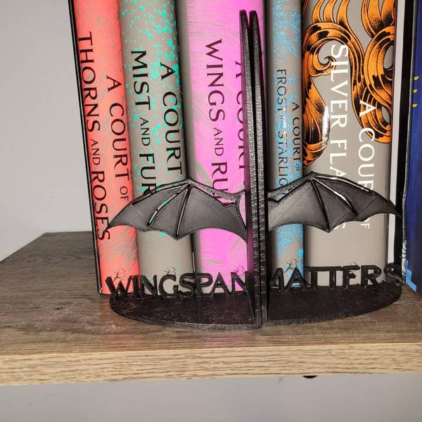 Wing Bookend Set | Decorative Book Ends | Wingspan Matters Bookends ...