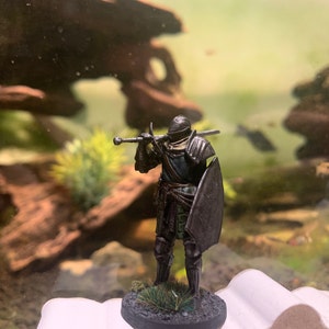 Gray Knight Miniature Inspired by Abyss Watcher From Dark Souls Mini ...
