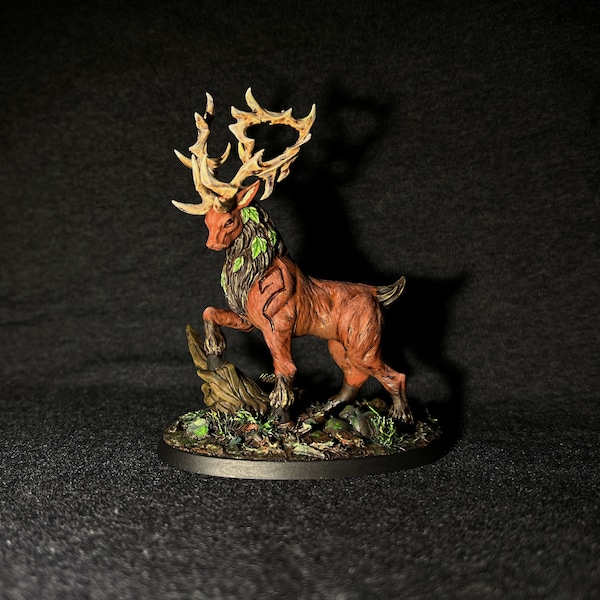 Giant Elk Moose Stag Deer | Premium Dnd Miniature Mini | 28mm 32mm up ...