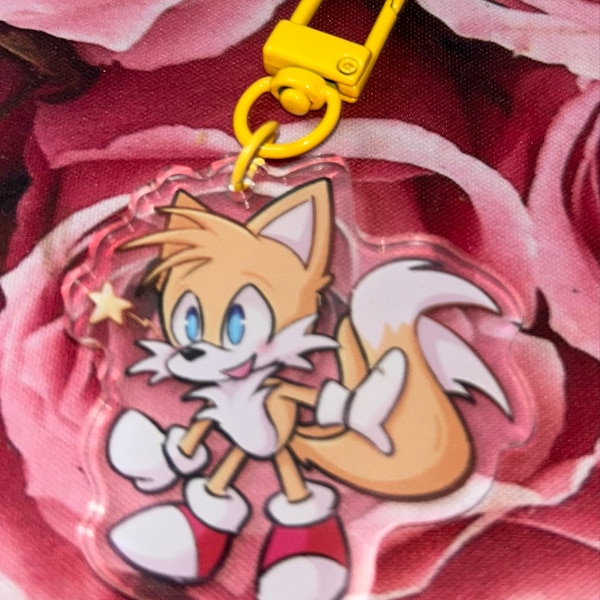 Sonic 2 Inch Acrylic Charm Keychain | Sonic Hedgehog, Shadow Hedgehog ...