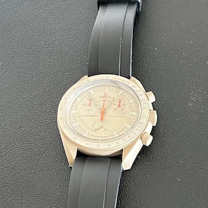 Top Grain Quality Leather / Rally Style Watch Strap / Black | Etsy