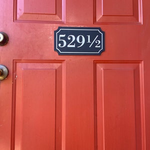 5 Stud Mounting & Elegant House Numbers Letters | Etsy