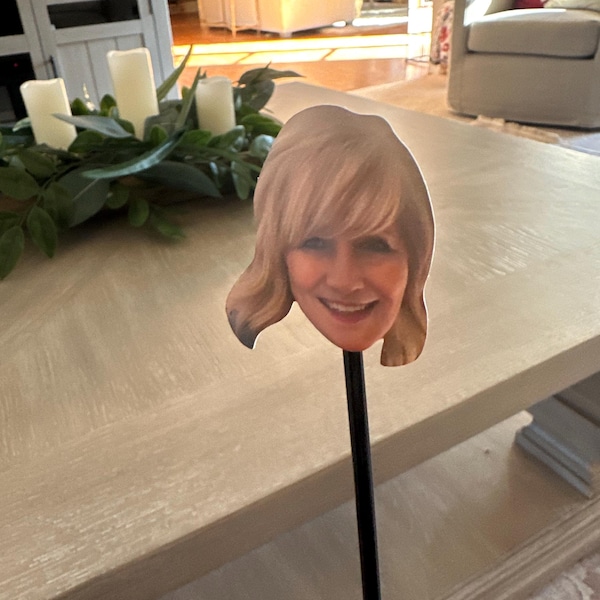 Custom Face Fans on a Stick, Big Head Sign for Graduation, Face Cutouts ...
