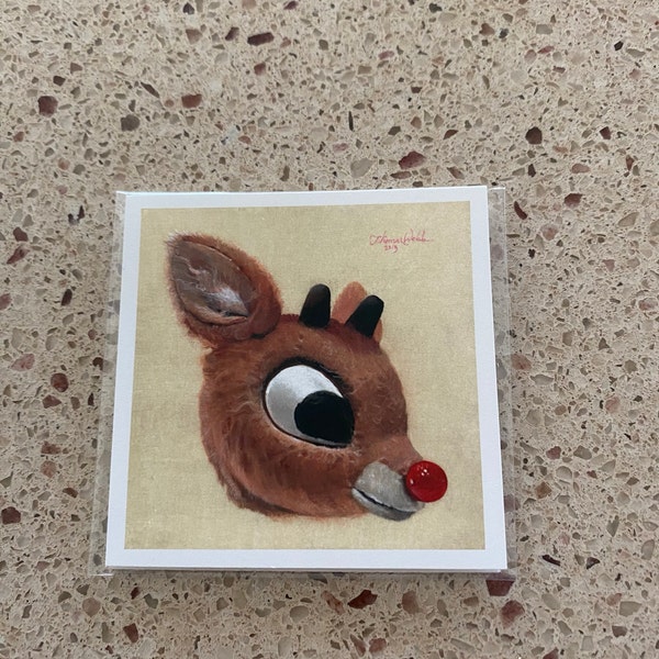 Rudolph the Red-nosed Reindeer, Fine Art Print, (multiple Sizes) - Etsy