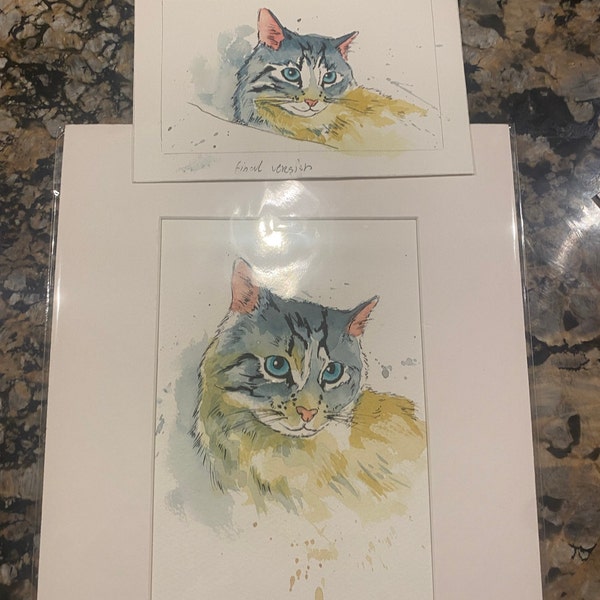 Watercolor Coloring Kit Paint Along Activity Book With Quaint Scenery ...