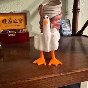 The Duck-you: Original 3D Printed Figurine Middle Finger Statue ...