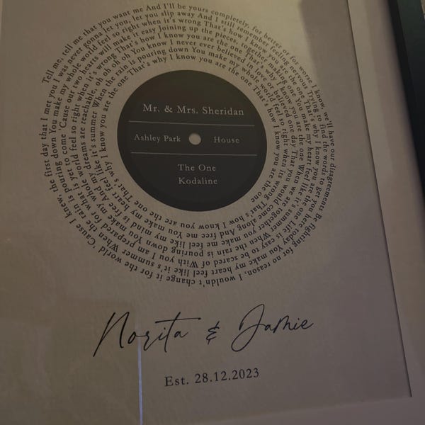 PRINTABLE FILE Parent Wedding Gift, Brides Parents, Grooms Parents ...