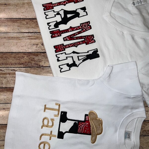 Little Cowboy Number Embroidery Birthday Number Applique Cowboy 1 ...