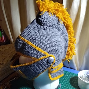 Crochet Pattern Chain Mail Coif Hat - Etsy