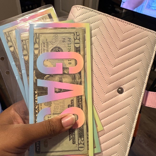 Budget Binder With Cash Envelopes A6 Budgeting Cash Stuffing Envelopes ...
