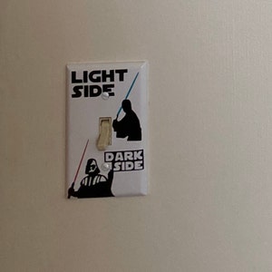 Star Wars Light Switch Cover, Switch Plate, Star Wars Gift, Light Side ...