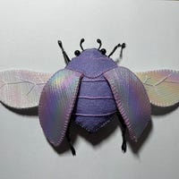 Spring Felt Beetle PDF Pattern, DIY Insect Sewing Tutorial, SVG ...