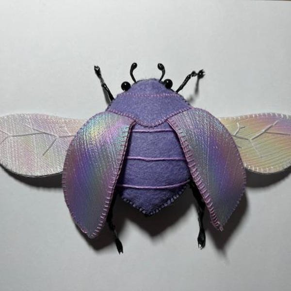 Spring Felt Beetle PDF Pattern Download, Sewing Tutorial - Etsy