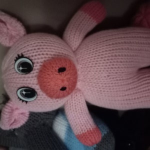 Flying Pig Knitting Machine Pattern PDF ONLY Addi Sentro - Etsy