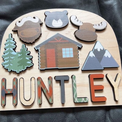 Personalized Animal Alphabet Puzzle Great for Baby Showers, Birthday ...