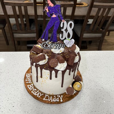 Selena Quintanilla Cake Topper, Selena Inspired Cake Decor, Selena ...