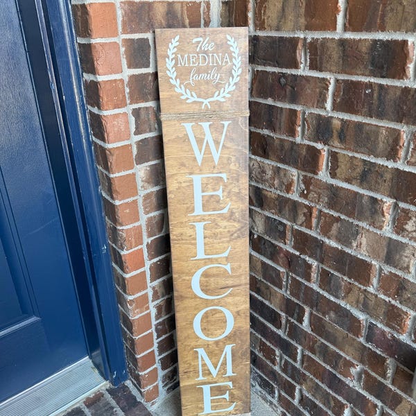 Front Porch Welcome Sign - 5 Foot Welcome Sign - Crazy Dogs Sign ...