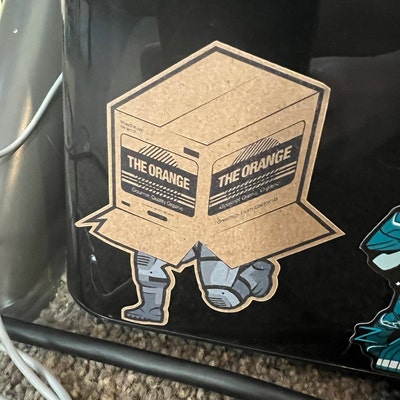Metal Gear Solid Snake Kraft Paper Cardboard Box 3 X 2 Inch the Orange ...