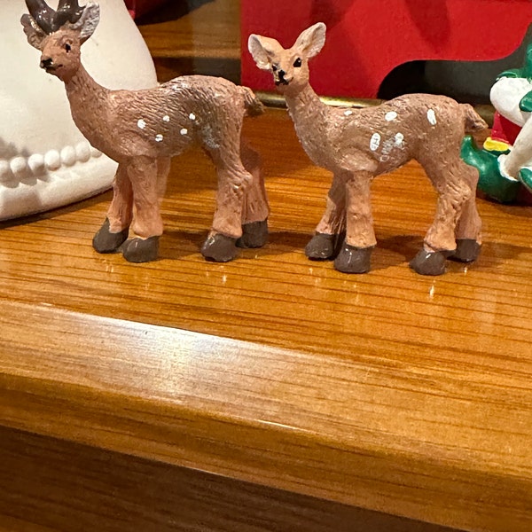 Miniature Reindeer Christmas Miniatures, Miniature Deer, Christmas ...