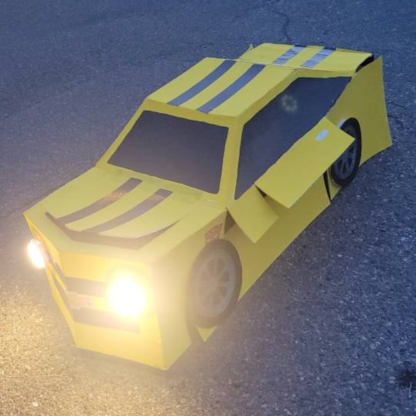 Template for Transforming Car Costume for Teens and Adults Inspired by ...