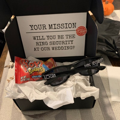 Ring Security Proposal Box Secret Agent Ring Security Gift Box Ring Security Kids - Etsy