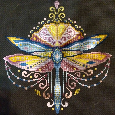 Colorful June Bug Insect Counted Cross Stitch Pattern - Etsy