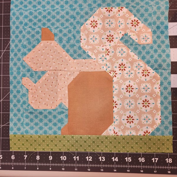 Rose Flower Garden Quilt Block Pattern PDF - Instructions for 6 Inch, 9 ...