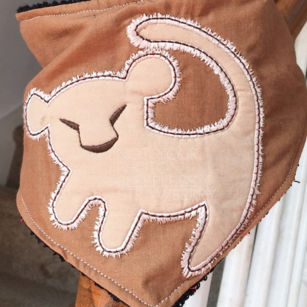 Lion King Baby Simba Digital Embroidery Machine Applique Design File ...