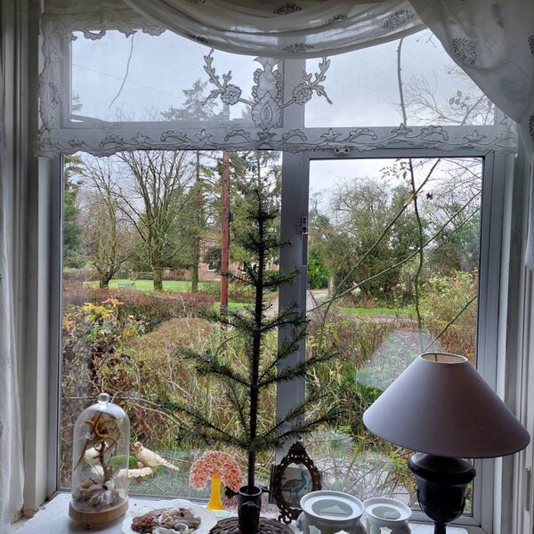 Heritage Style Multi Stemmed German Goose Feather Christmas Tree With ...