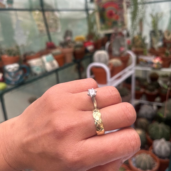 Maze Ring, Interactive Jewelry, Puzzle Ring, Fidget Spinner Ring, Ball ...