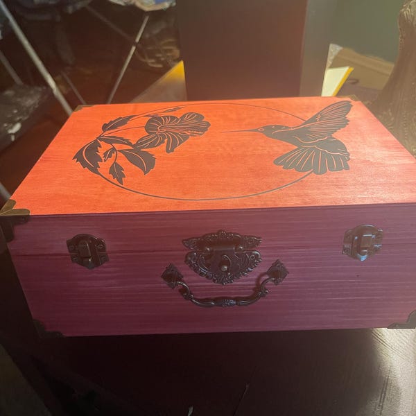 Winnie the Pooh & Piglet Memory Box / Keepsake / Urn / Personalized ...