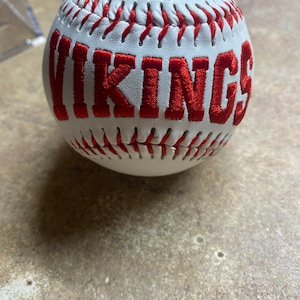 Custom Embroidered Baseballs - Etsy