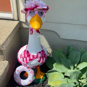 French Maid Goose Geese Outfit Crochet Goose Clothes Outdoor - Etsy