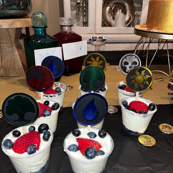 Dungeons and Dragons Cupcake Toppers/ D&D Cake Decor/party Decor/dnd ...