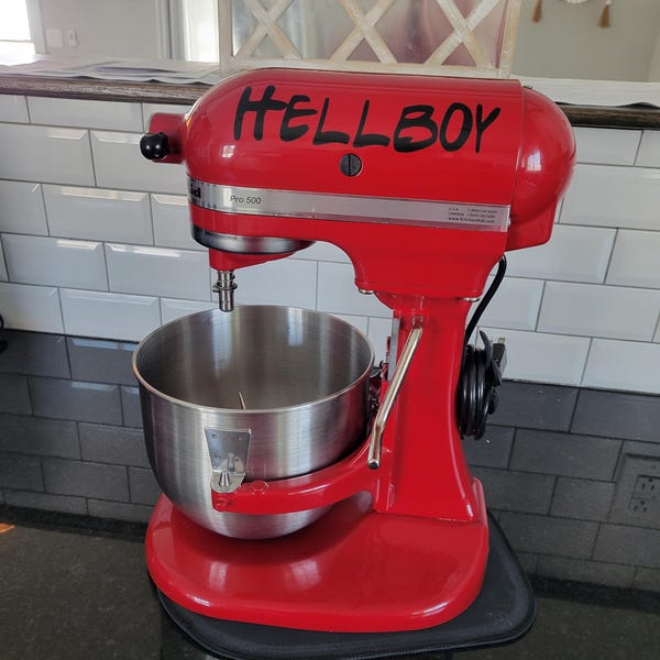 Create Your Own Custom Decal, Personalized Kitchen Mixer Decal, Sticker ...
